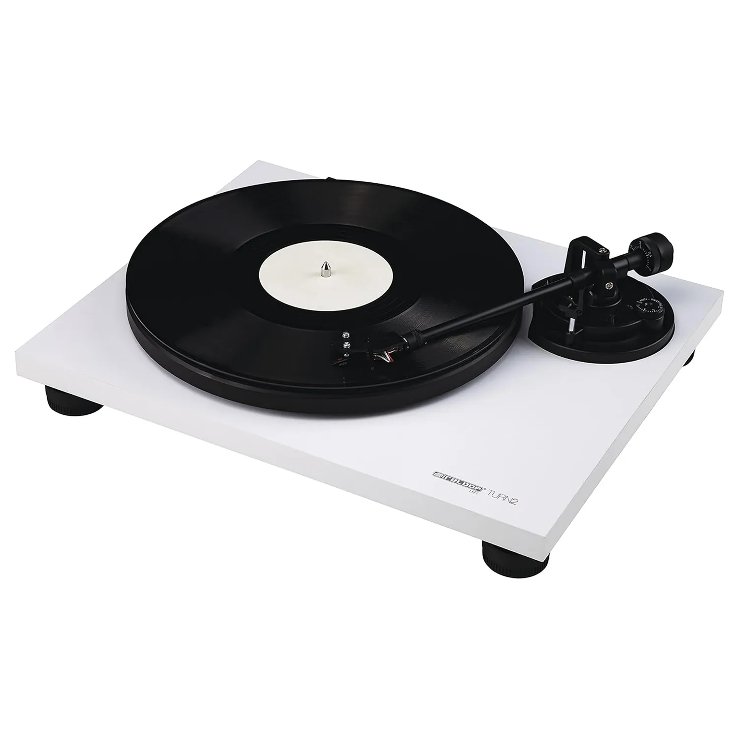 Reloop Hi-Fi TURN2 Analogue Turntable – White – Digitalis Direct | The ...
